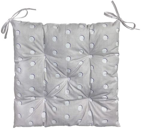 Подушка для стільця Прованс Super 40x40 Сіра 025192 купити онлайн на Rozetka