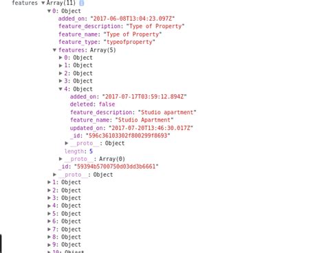 Javascript Update Particular Object Of Features Array Stack Overflow