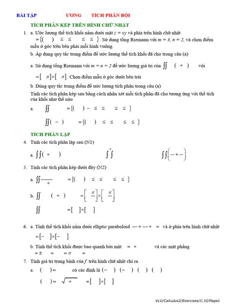 chapter2 multiple integrals exercises pdf