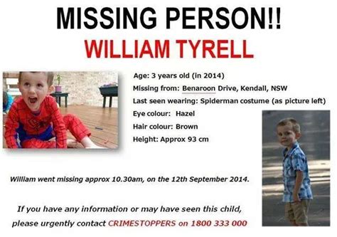 The Complex Tale Of William Tyrrell A Closer Look At The Disappearance