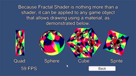 Fractal Shader Unity Asset Store Youtube