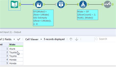 Workflows Excel Output Skip Row When Col A Value Alteryx Community