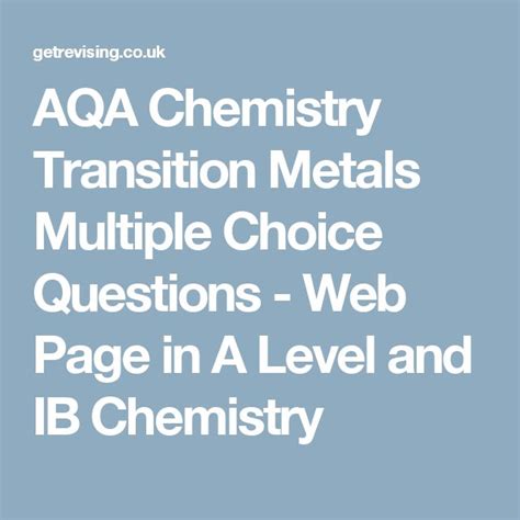 The Cover Of A Book With Text That Reads Aqa As Chemistry Atomic Structure Multiple Choice