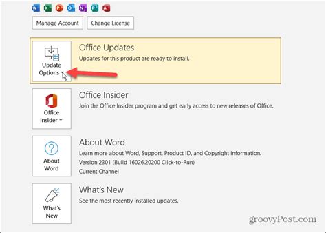 how to disable microsoft office updates on windows
