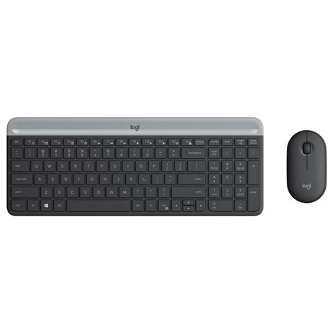 Logitech MK Slim Wireless Keyboard And Mouse Combo Black JB Hi Fi