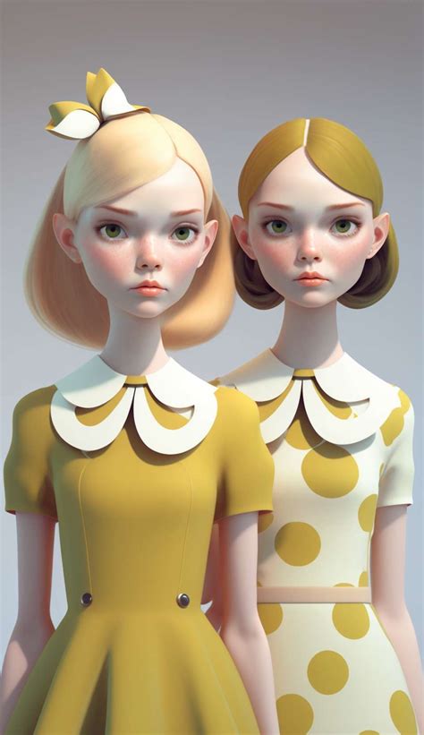 卡通女孩•3d 最新更新 图库 素材集市
