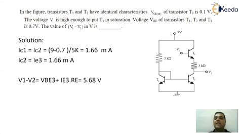 Solving Analog Circuits Problems Numerical On Da Session 2 Youtube