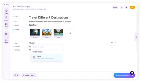 Add Divider Blocks To Separate Content Sections Sivi Ai Help And Support