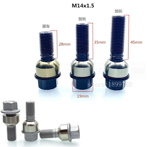 M14 1 5 Wheel Lug Bolt Set For Porsche 911 991 997 Boxster 981 987