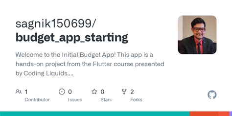 Github Sagnik150699budgetappstarting Welcome To The Initial Budget App This App Is A