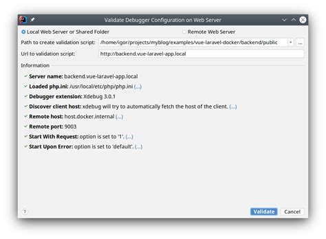 Настройка xdebug с docker в phpstorm itelmenko Блог о веб разработке