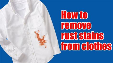 How To Remove Rust From Fabric Store Fast Lisa Unibo It