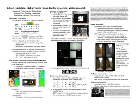 Pdf A High Resolution High Dynamic Range Display System For · A High Resolution High
