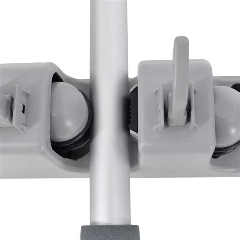 Wall Mount Utility Tool Holder 3 Slots And 4 Hooks