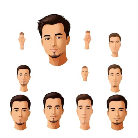 Myself Vector Set White Background Isolated A High Qual Premium Ai Generated Vector