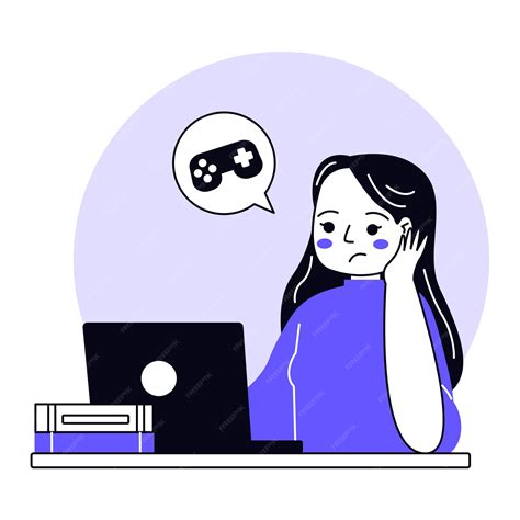 Study Distraction Education Learning School Student Premium Vector