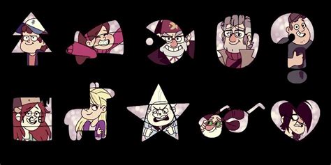 Gravity Falls Symbols
