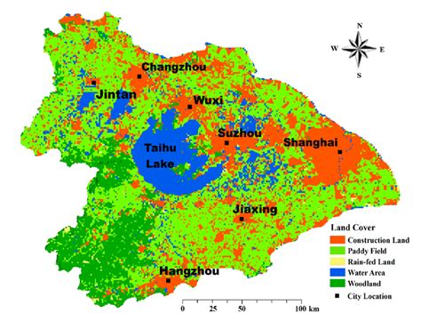 The Digital Land Cover For The Distributed Framework Basin Modeling Download Scientific Diagram