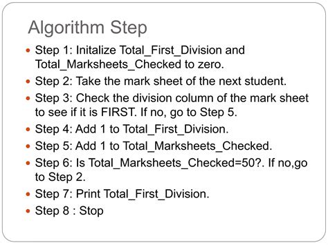 What Is Algorithm Ppt
