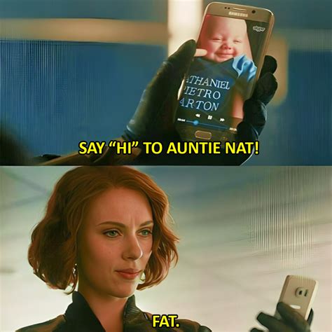 Marvel Aunt Nat Is Cute 😍 Natasharomanoff