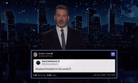 Jimmy Kimmel Trolls Melania And Donald Trumps Lovemaking And Mocks