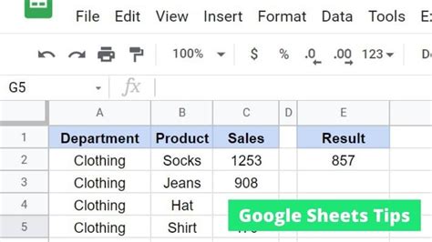How To Use The MINIFS Function In Google Sheets