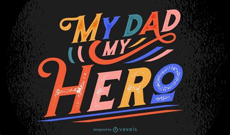 Descarga Vector De Letras Coloridas Del Día Del Padre
