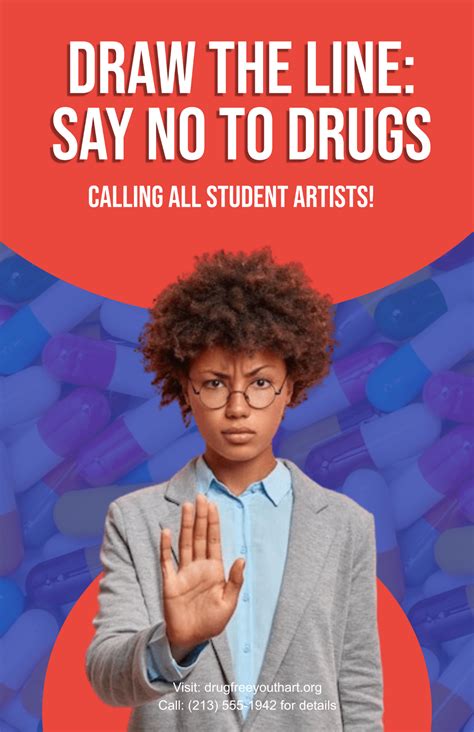Free Drug Awareness Poster Templates To Edit Online