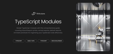 TypeScript Modules And Import Export Syntax