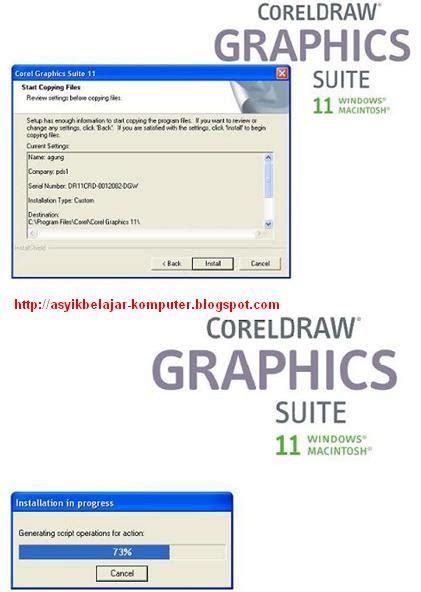 Cara Instalasi Coreldraw 11 ~ Belajar Komputer
