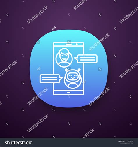 Support Chatbot App Icon Uiux User Stock Vector Royalty Free 1171736992 Shutterstock