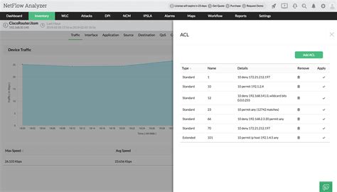 Solution de régulation de flux Qualité de service et régulation des paquets ManageEngine