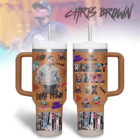 Chris Brown Breezy Bowl Xx Stanley Tumbler Best Deal 4095 On April