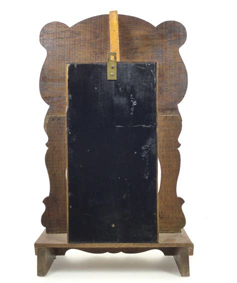 Lot Antique Sessions Carved Gingerbread Clock