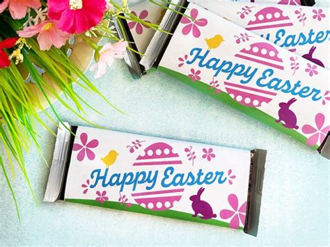 Easter Candy Bar Wrapper Free Printable