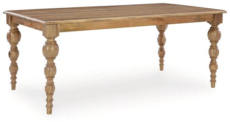 Rybergston Light Brown Rectangular Dining Room Table — Nashco Furniture