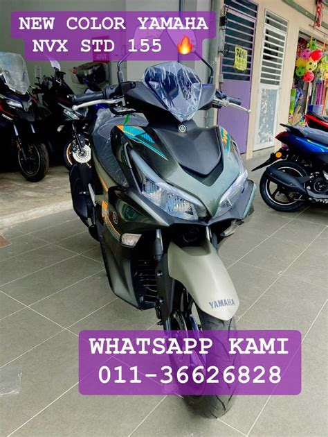New Color Yamaha Nvx Std 155 Ready First Motor Trading