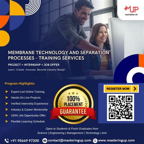Membrane Technology And Separation Processes Training Services