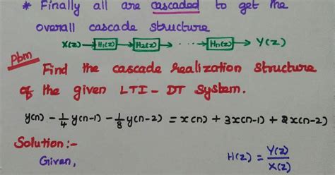 Dt Systems Cascade Realization Problems Solved