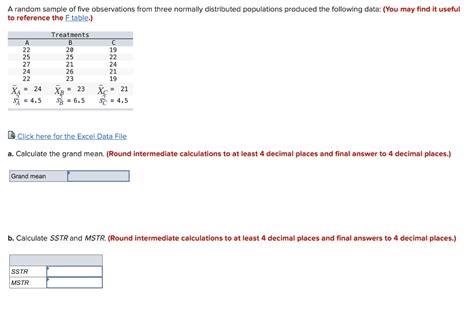 Solved C Calculate SSE And MSE Round Intermediate Chegg Com