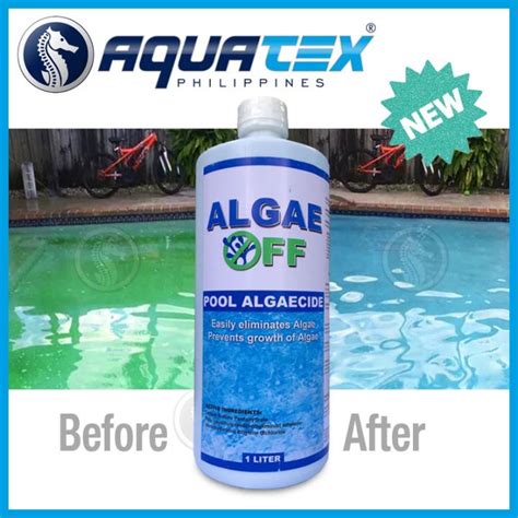 Algae Off Pool Algaecide 1 Liters Super Effective Fast Acting Long Lasting Lazada Ph