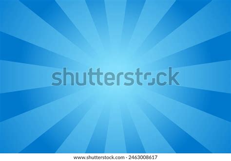 Blue Gradient Sunburst Background Clipart Stock Vector Royalty Free