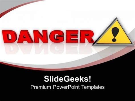Attention Danger Sign Powerpoint Templates Ppt Backgrounds For Slides 0213