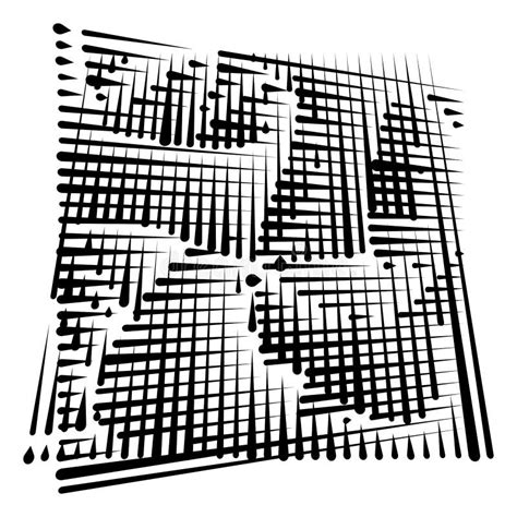 Grid Mesh Abstract Geometric Pattern Segmented Intersect Lines Crossing Dynamic Stripes