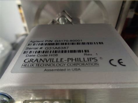 Agilent C Insert XL MSD System W Triple Axis Detector Cal L Enterprises