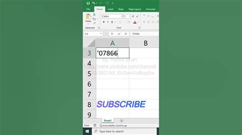 Zero Before Num In Excel How To Add Zero Before Any Number In Excel