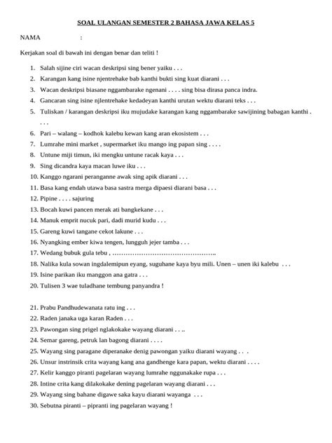 Bahasa Jawa Pdf Java Language Arts And Discipline