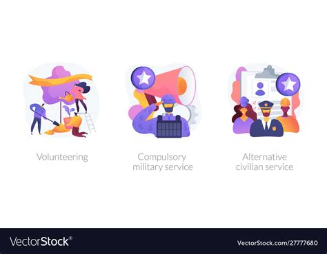 Citizen Obligations Concept Metaphors Royalty Free Vector