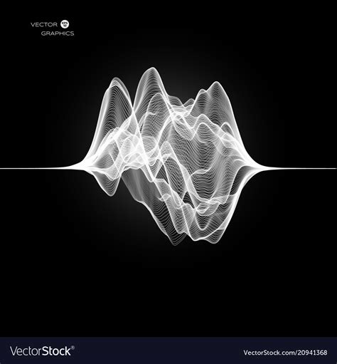 Abstract Signal Wave Royalty Free Vector Image