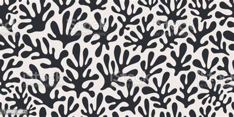 나뭇잎 가지와 손으로 그린 낙서 낙서 낙서 꽃 식물 배너 원활한 패턴 창조적 인 미니멀리스트 추상 예술 배경 디자인 벽 장식 엽서 포스터 또는 브로셔 검은색에 대한 스톡